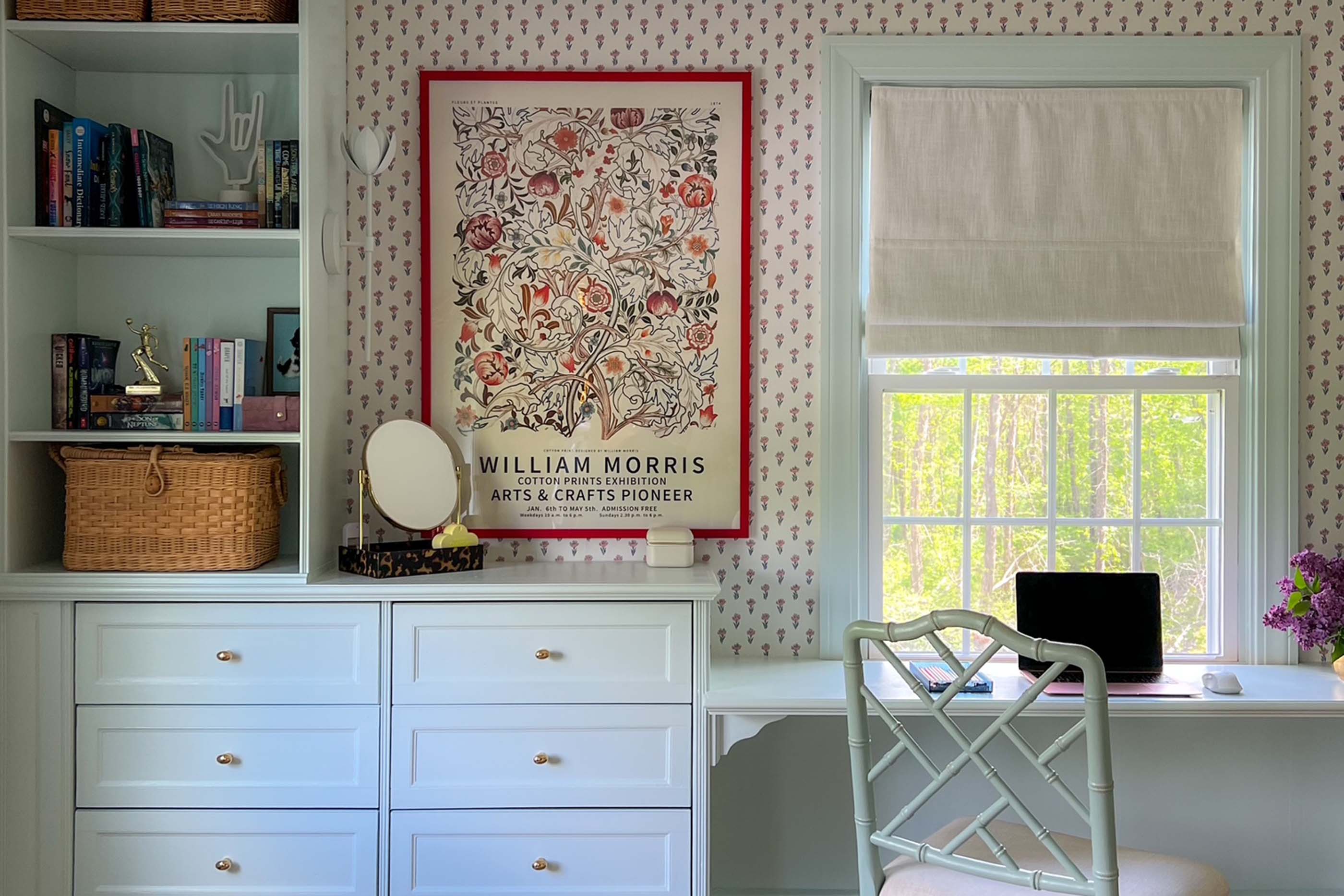 How French Blue Paint Built-Ins Transformed a Tween Bedroom into a ...