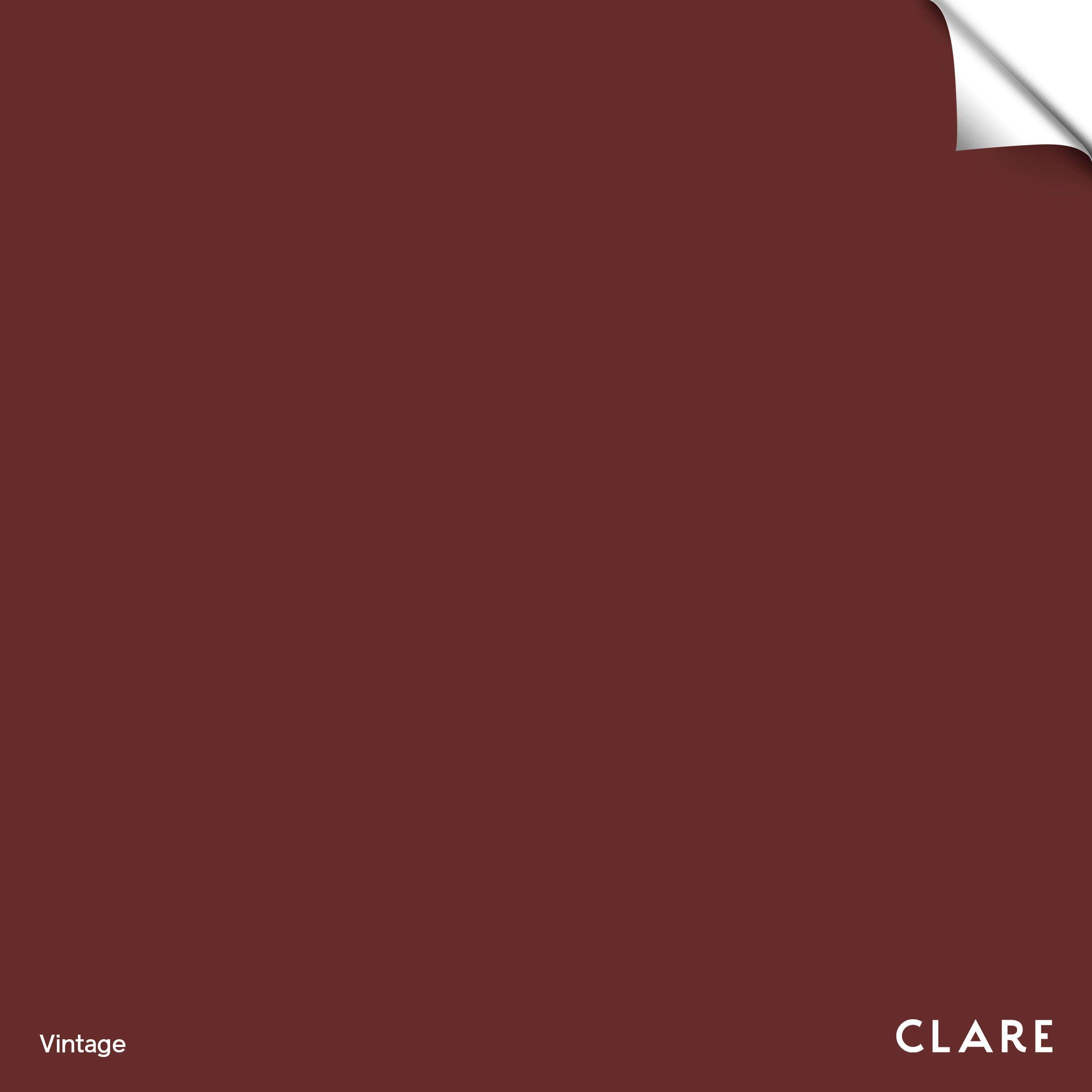 Vintage | Burgundy Paint Color | Clare